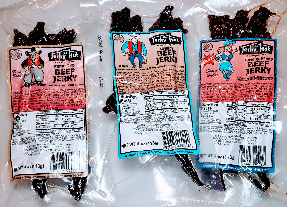 The Jerky Hut 4oz beef jerky